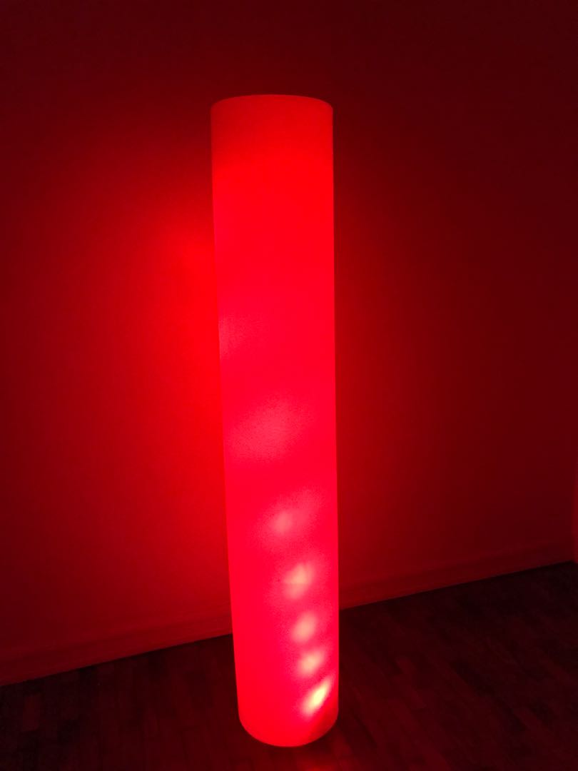 Minimalist column LED lamp, Furniture & Home Living, Lighting & Fans ...