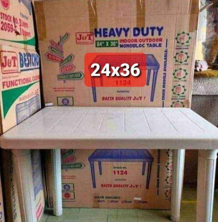 Monoblock Tables All Sizes, Furniture & Home Living, Furniture, Tables ...