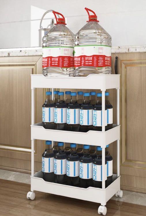 Multilayer Storage Shelf Rack Trolley, Furniture & Home Living ...