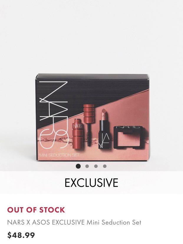 NARS Mini Seduction Set (Mascara, Blush, Lipstick) Authentic, Beauty ...