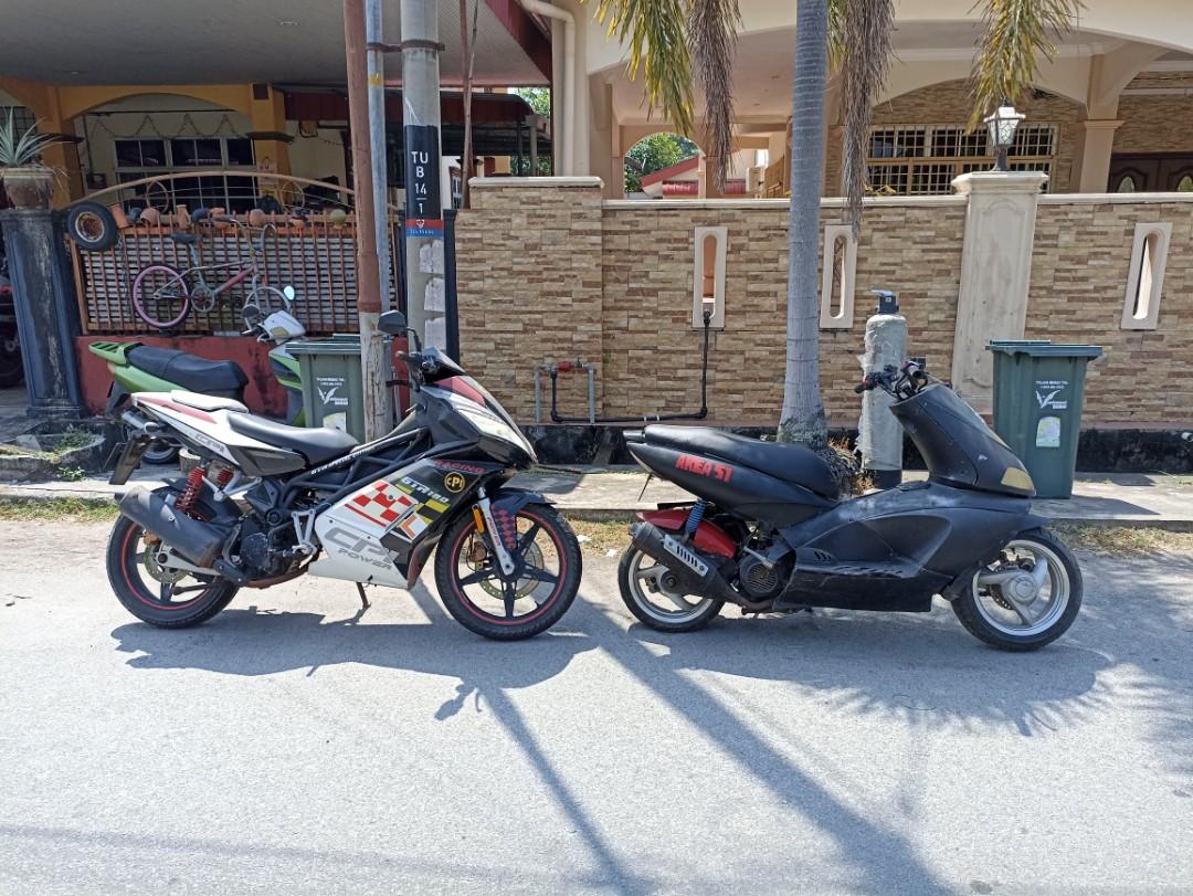 naza gtr 180 & naza gemilang 150, Motorbikes on Carousell