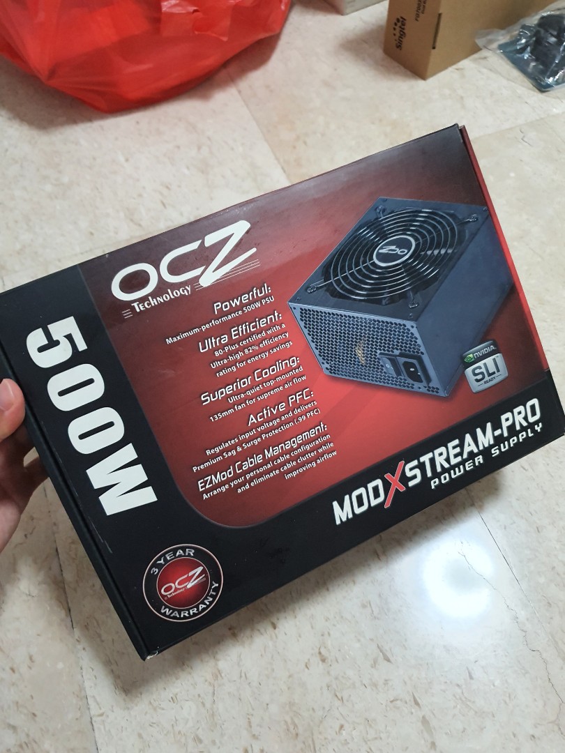 OCZ 500W PSU Modxstream Pro, Computers & Tech, Parts & Accessories ...