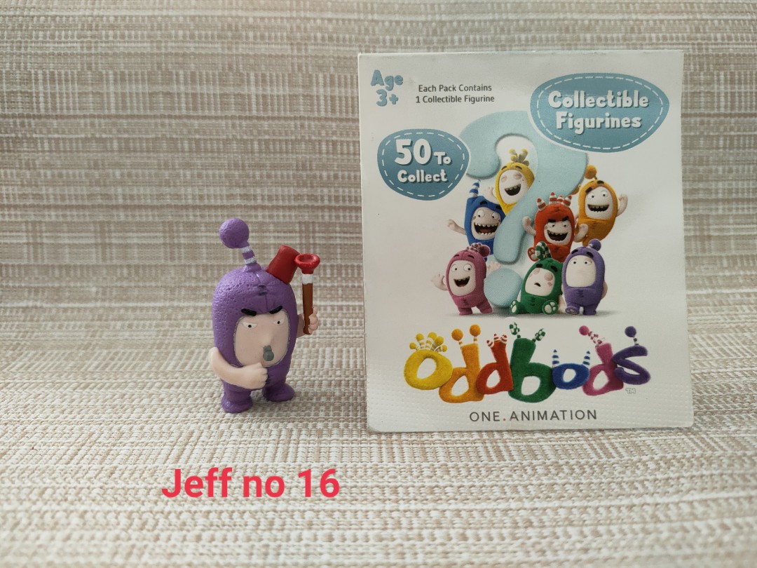Oddbods figure surprise blind bags Jeff no.16, Toys & Collectibles ...