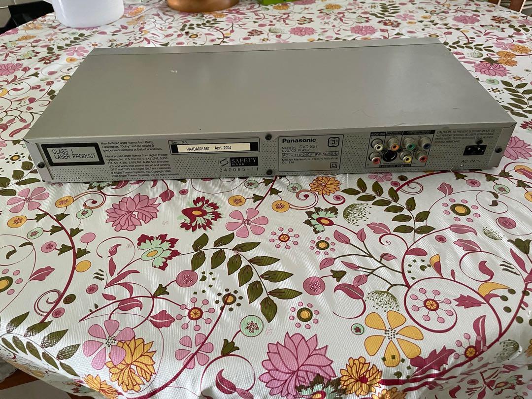Panasonic DVD/CD player, TV & Home Appliances, TV & Entertainment, Blu ...