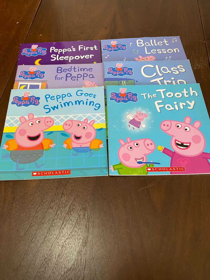 Peppa Pig Story Book 1套6本, 興趣及遊戲, 書本 & 文具, 兒童書籍 - Carousell
