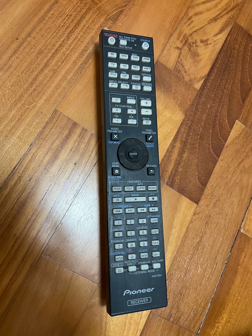 Pioneer receiver remote control, TV & Home Appliances, TV ...