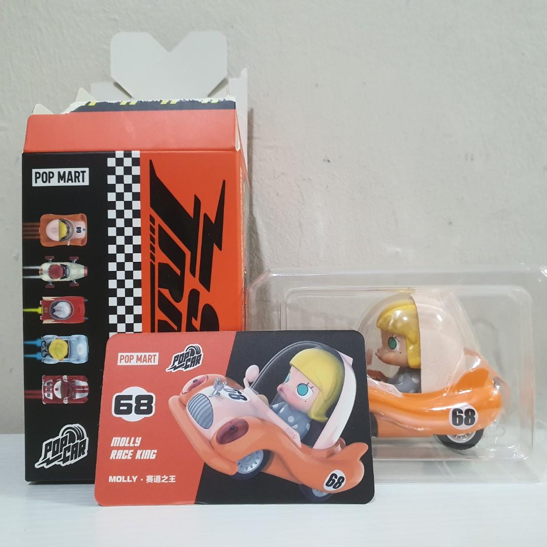 PopMart Pop Car Super Track Molly Race King, Bubble Engine, Skullpanda ...