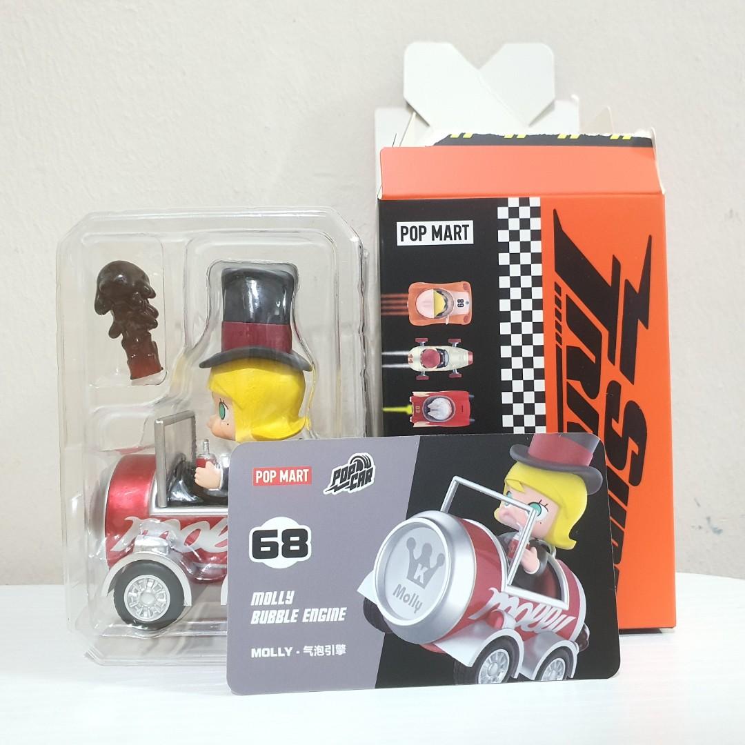 PopMart Pop Car Super Track Molly Race King, Bubble Engine, Skullpanda ...