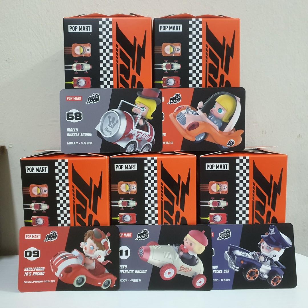 PopMart Pop Car Super Track Molly Race King, Bubble Engine, Skullpanda ...