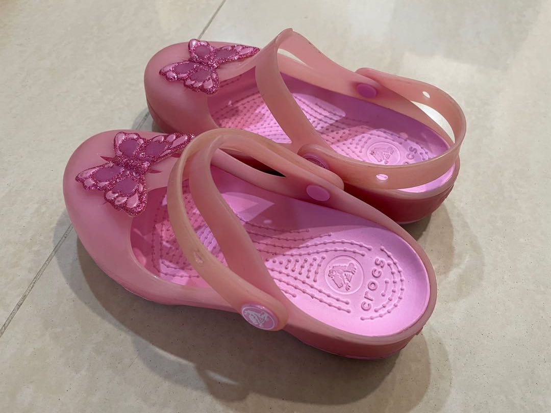 Pre-loved Crocs shoes for girls 5 to 6 years old, Babies & Kids, Babies ...