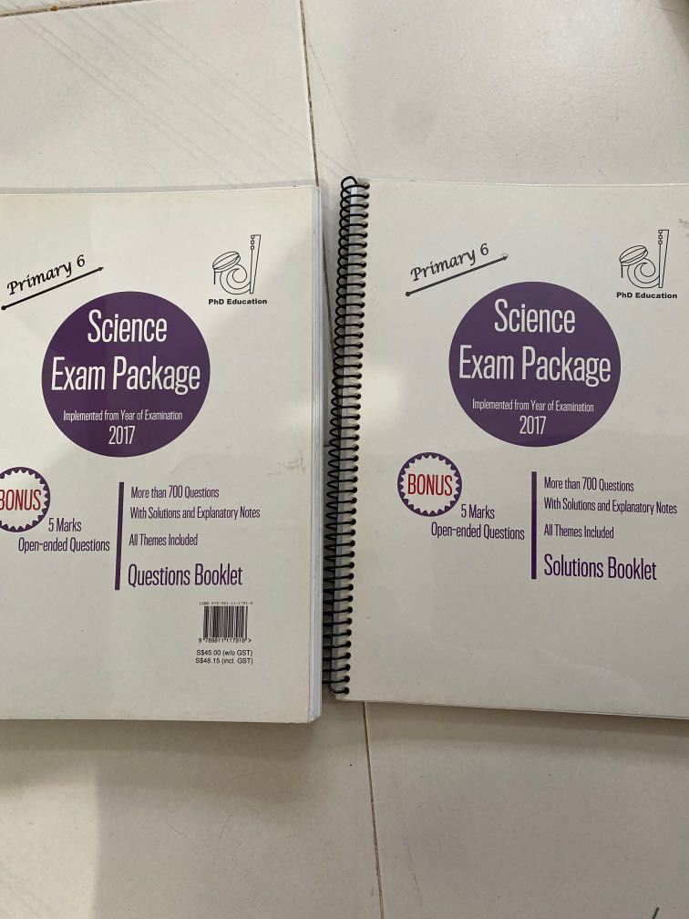 PSLE Science exam package, Hobbies & Toys, Books & Magazines ...