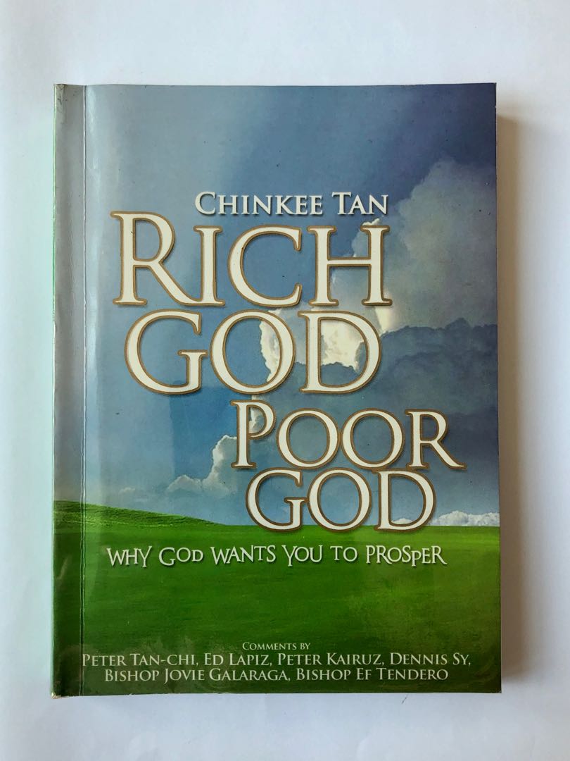 Rich God Poor God : Why God Wants You To Prosper by Chinkee Tan ...