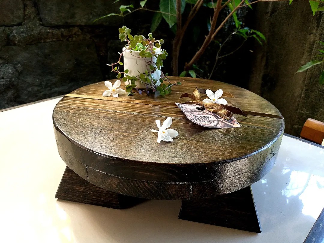 Round Bangkito/Plantstand, Furniture & Home Living, Gardening ...