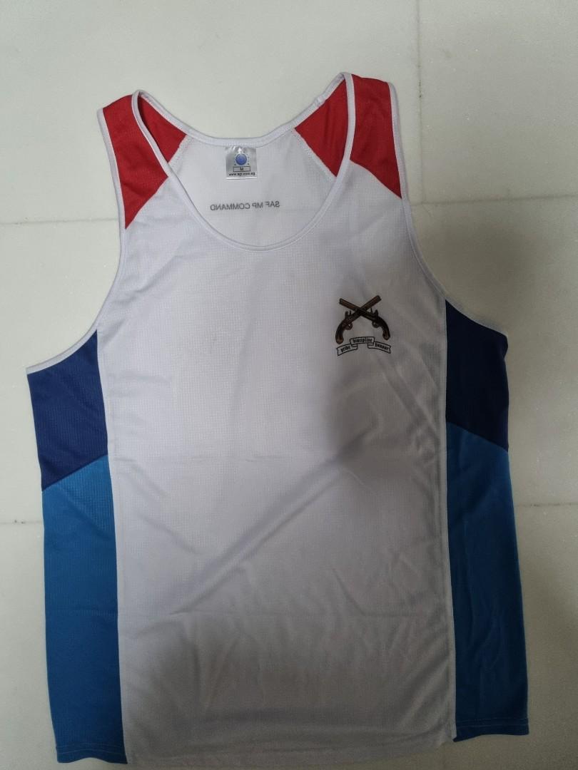 SAF Army Air Force singlets PT Kit size M, Men's Fashion, Activewear on ...
