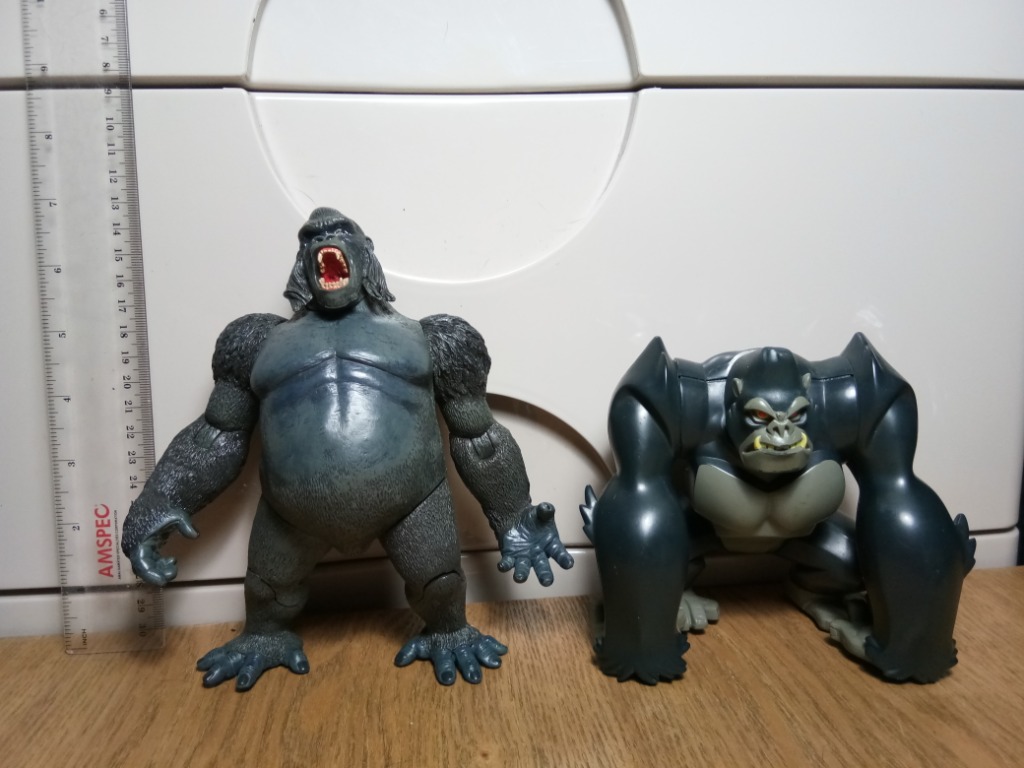 Set of 2 Gorilla Grodd Justice League Alex Ross DC Direct and Brave and ...