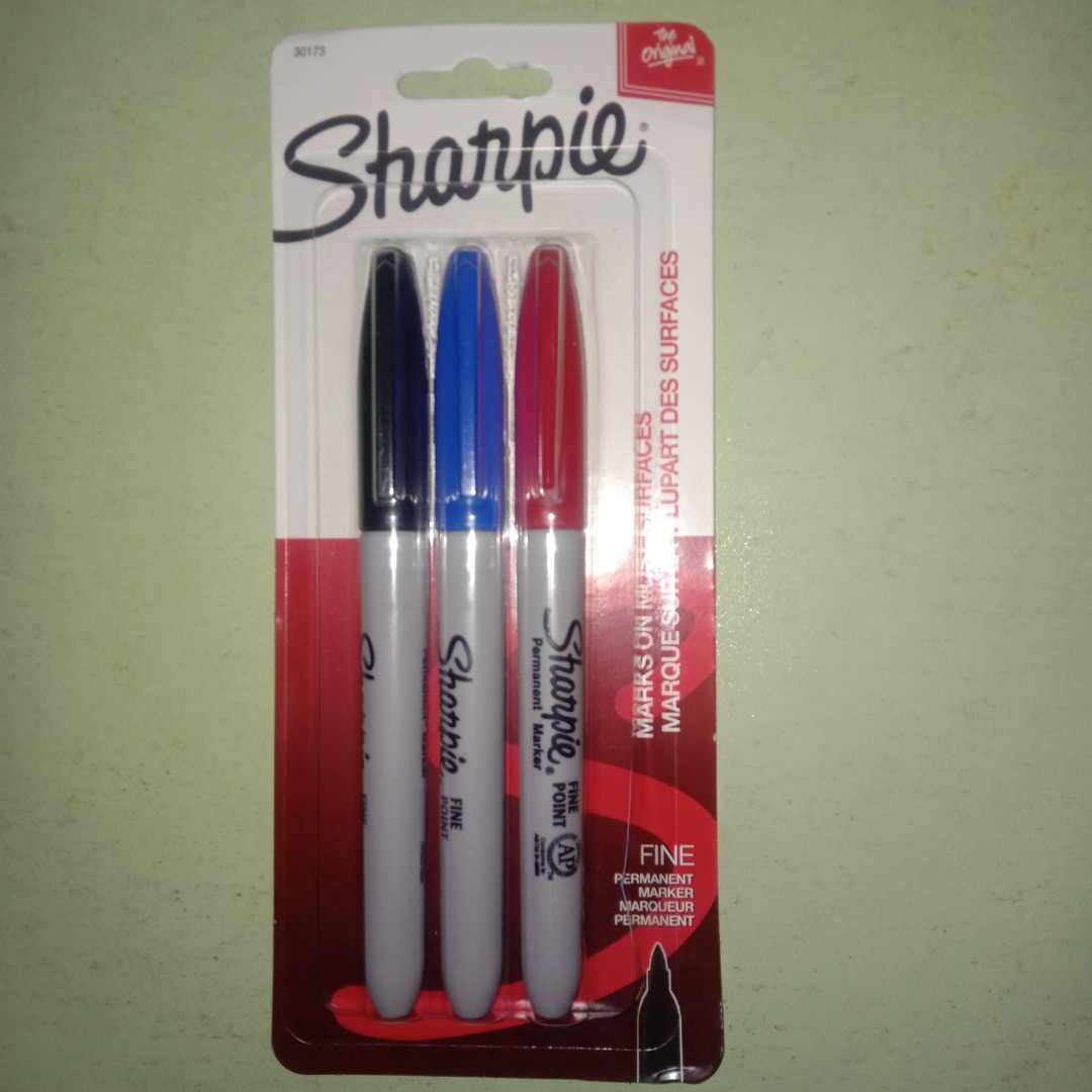 Sharpie 3 CT, Hobbies & Toys, Stationary & Craft, Stationery & School ...