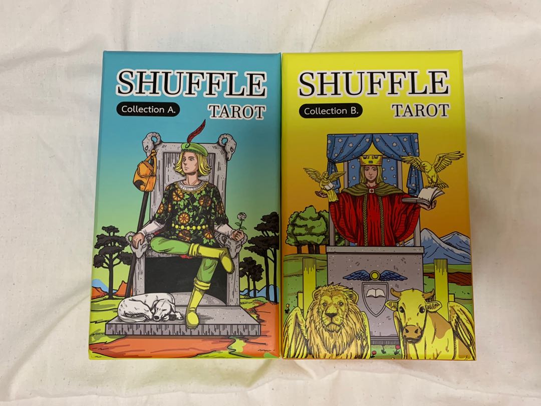 Shuffle tarot Collection A & B 限量版 塔羅牌, 興趣及遊戲, 收藏品及紀念品, 宗教物品 - Carousell