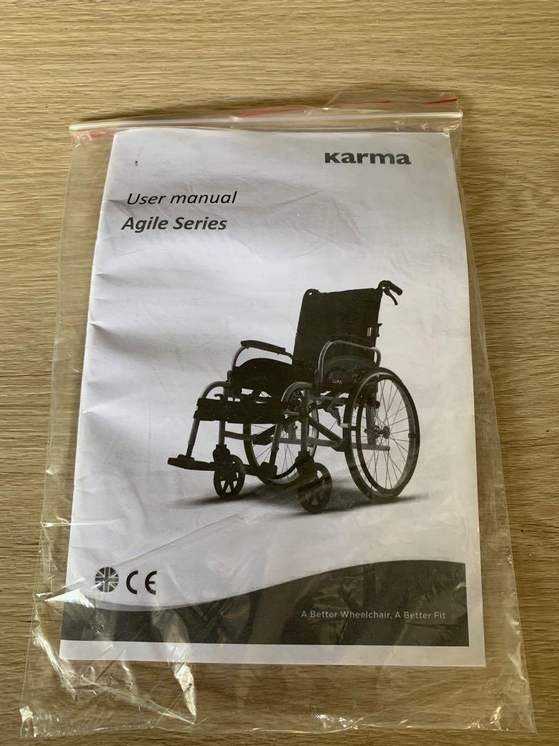 Soma Brand Agile Series wheelchair, Health & Nutrition, Assistive ...
