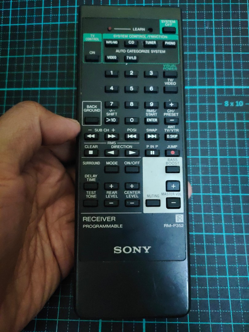 Sony receiver amp remote control, Audio, Portable Music Players on ...