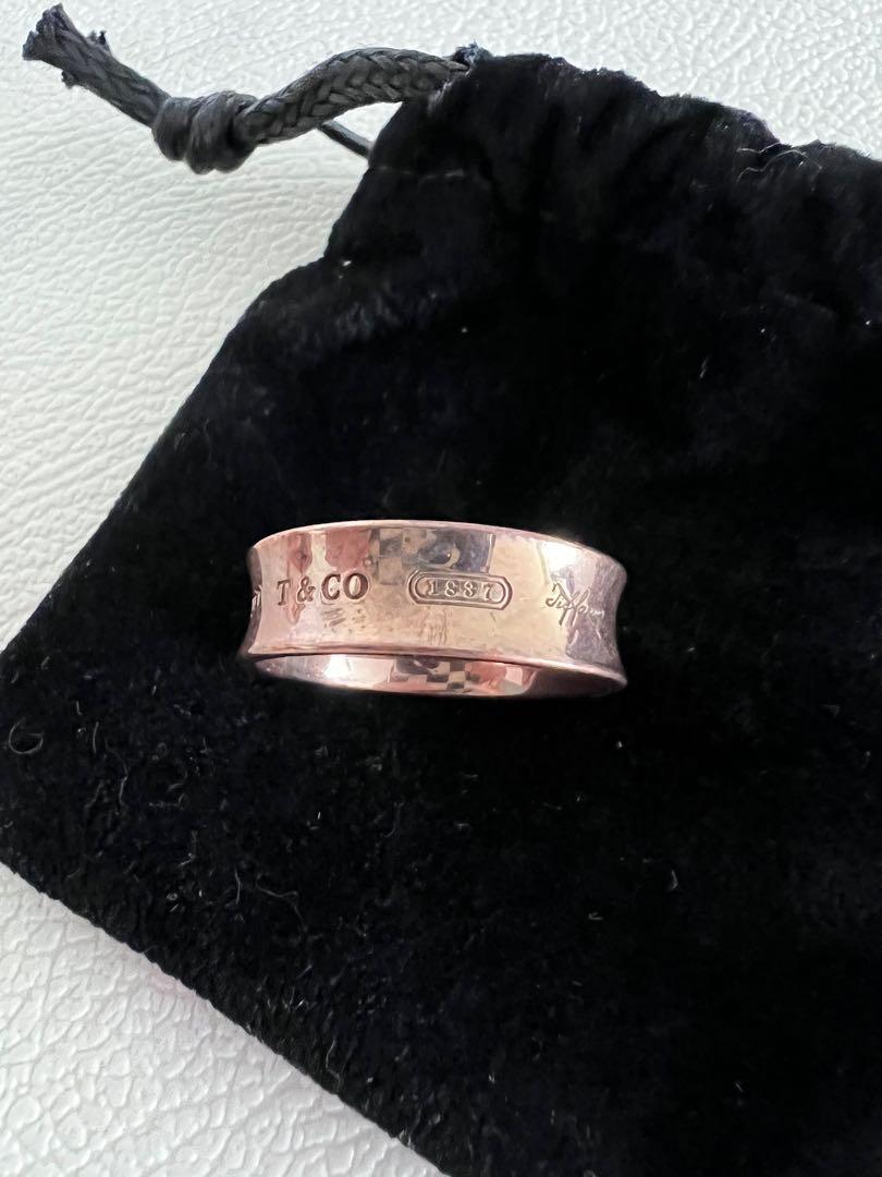Tiffany & Co. Rubedo Metal 1837 Wide Ring, Luxury, Accessories on Carousell