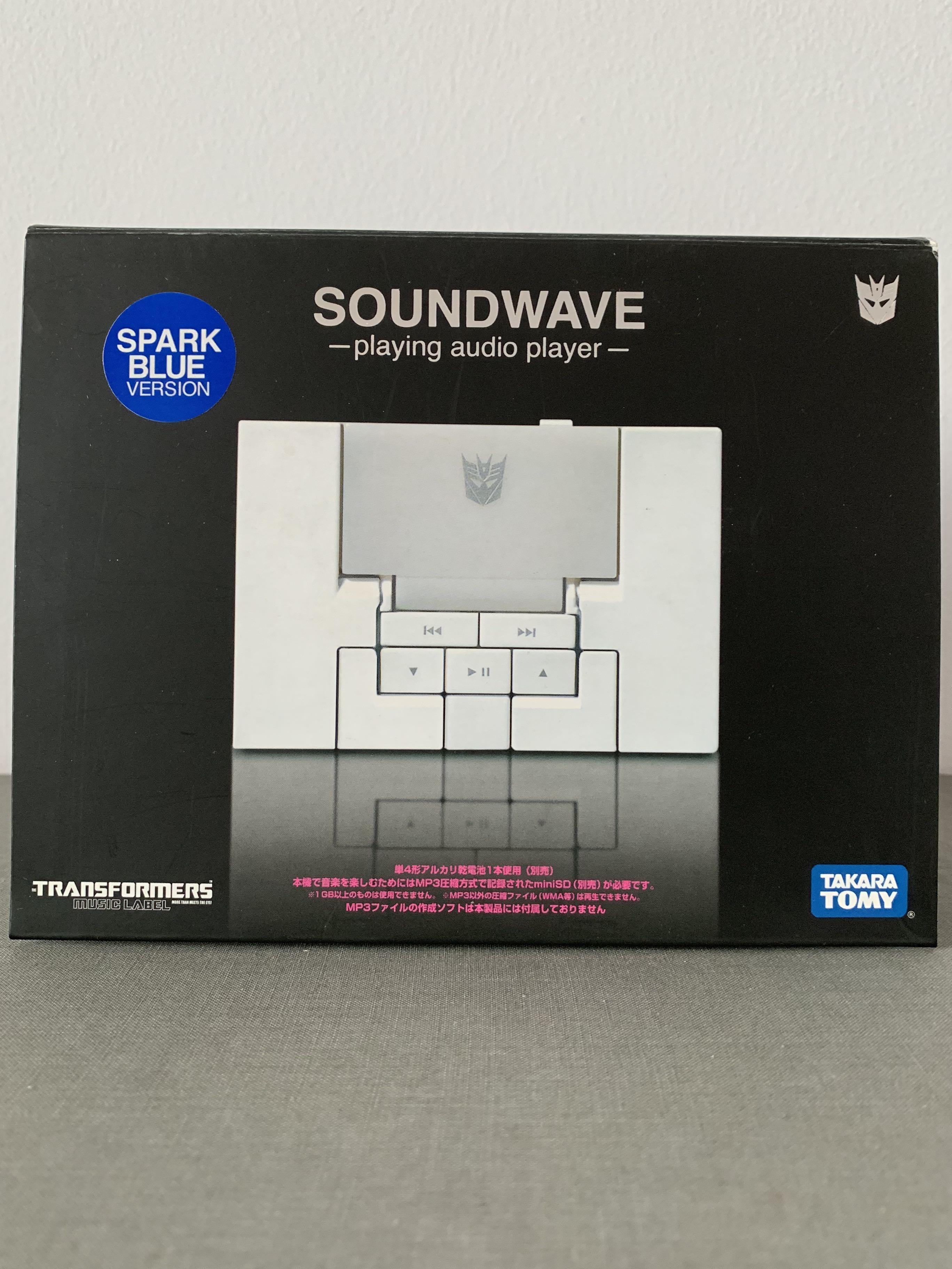 TakaraTomy Transformers Music Label Soundwave (Spark Blue Version ...