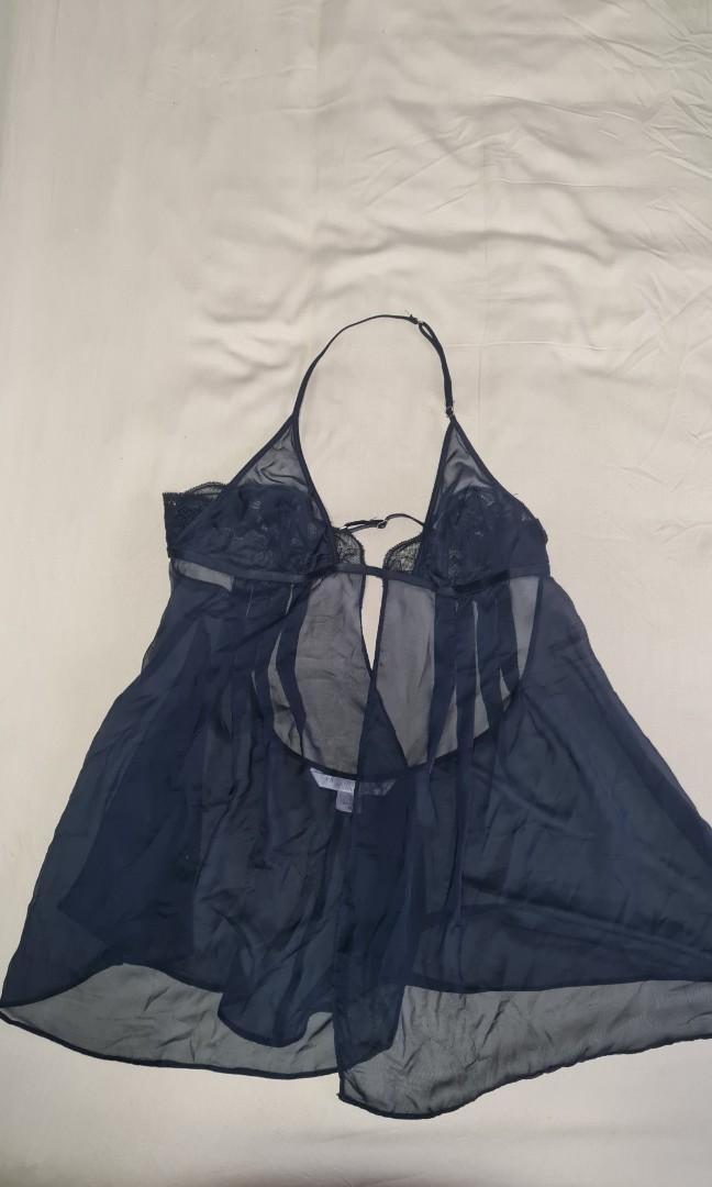 Victoria's Secret VS sheer Black slip dress for Valentines Day, Women's ...