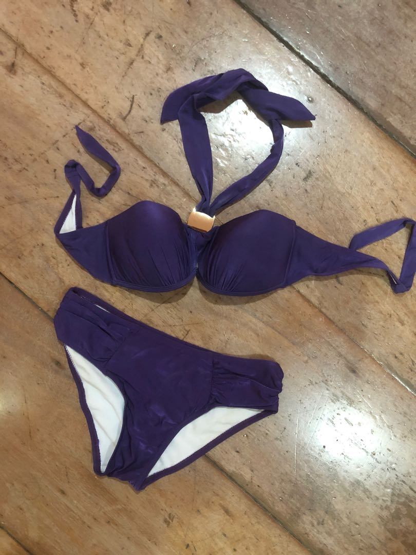 Violet Bikini, Women's Fashion, Swimwear, Bikinis & Swimsuits on Carousell
