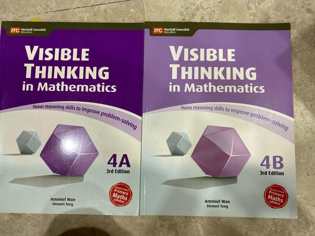 Visible Thinking in Math 4A and 4B, Hobbies & Toys, Books & Magazines, Assessment Books on Carousell