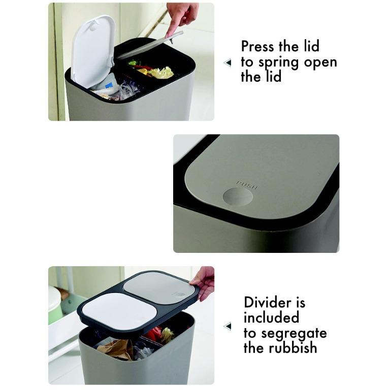 Waste Sorting Dustbin, Furniture & Home Living, Cleaning & Homecare ...