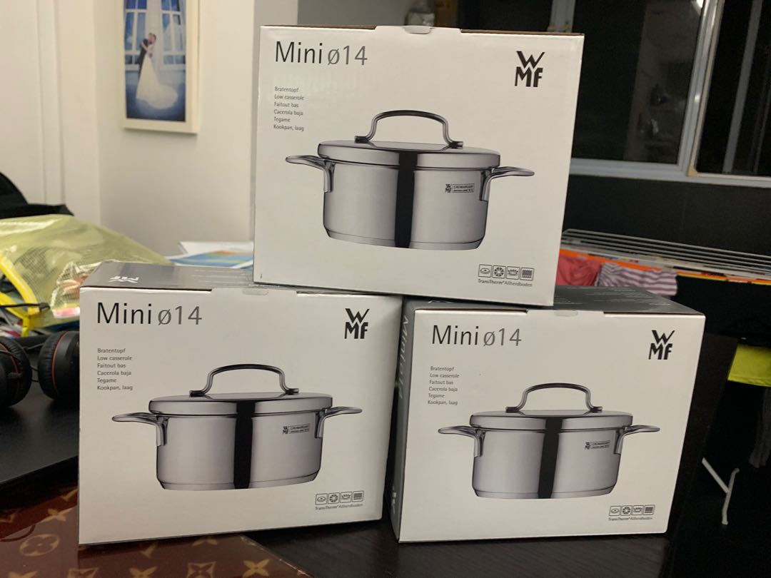 Wmf 14cm mini pot low cassrole, Furniture & Home Living, Kitchenware & Tableware, Cookware ...