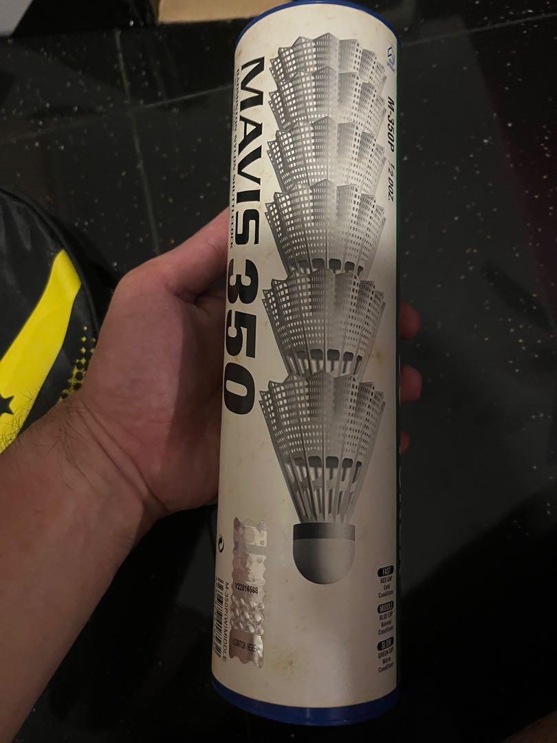 Yonex Mavis 350 p white, Sports Equipment, Sports & Games, Racket ...