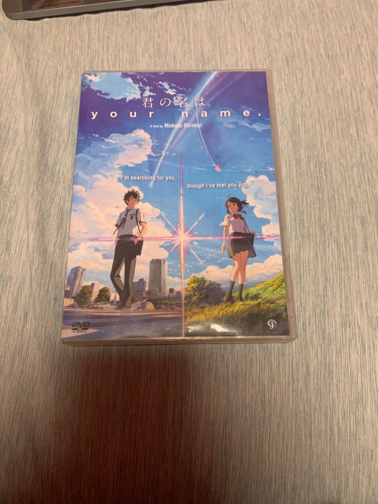 Your Name DvD, Hobbies & Toys, Music & Media, CDs & DVDs on Carousell