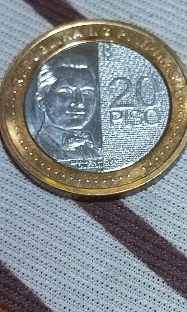 20 Peso Manuel Quezon Error Coin, Hobbies & Toys, Memorabilia ...
