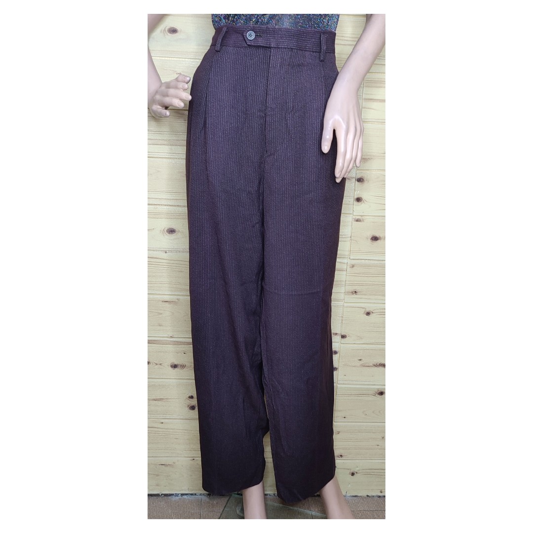 38 Inches High Waisted Trouser Pants, Women's Fashion, Bottoms, Other ...