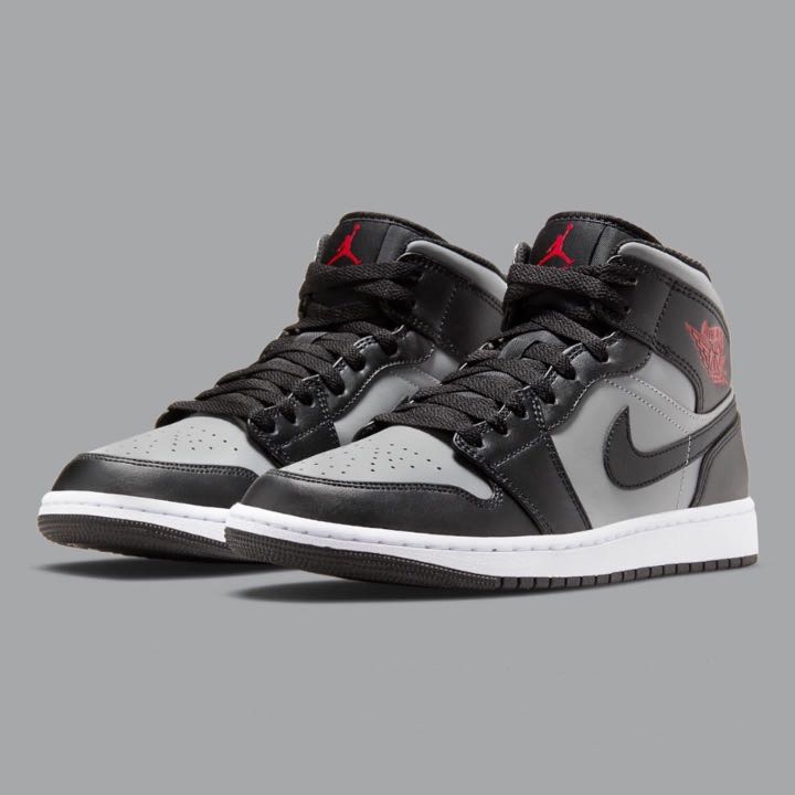 Air Jordan 1 Mid (Shadow Red), Men's Fashion, Footwear, Sneakers on ...