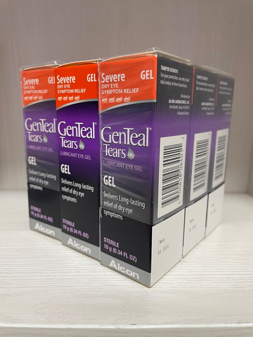 Alcon Genteal Gel 睛瑩潤眼啫喱 10g severe dry symptom relief /lubricant eye ...