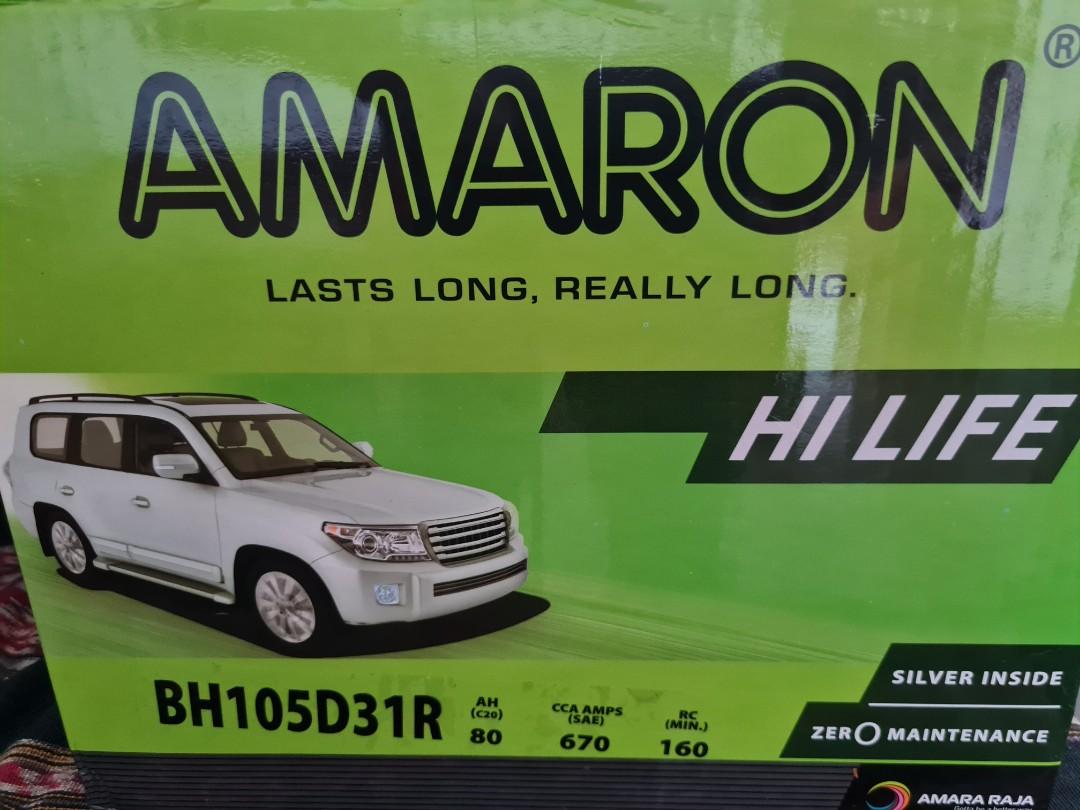 HIACE BATTERY (AMARON HI LIFE), Car Accessories, Electronics & Lights ...