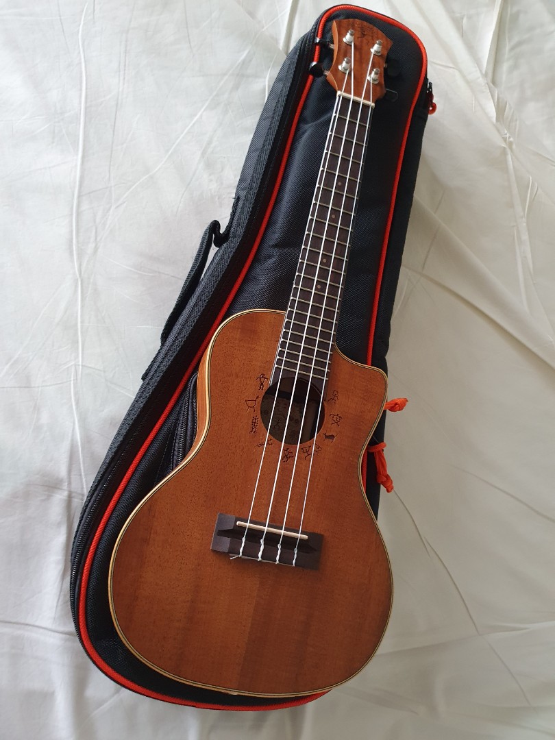 aNueNue Ukulele Model Lani II CE Electric Concert, Hobbies & Toys ...