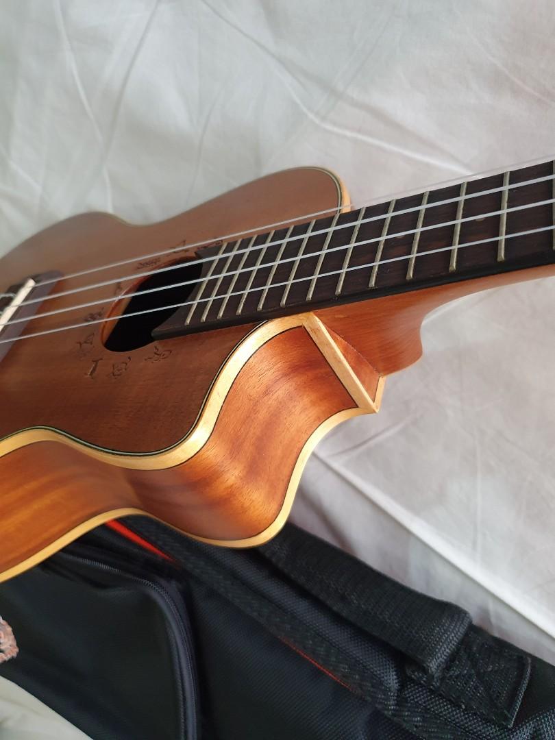 aNueNue Ukulele Model Lani II CE Electric Concert, Hobbies & Toys ...