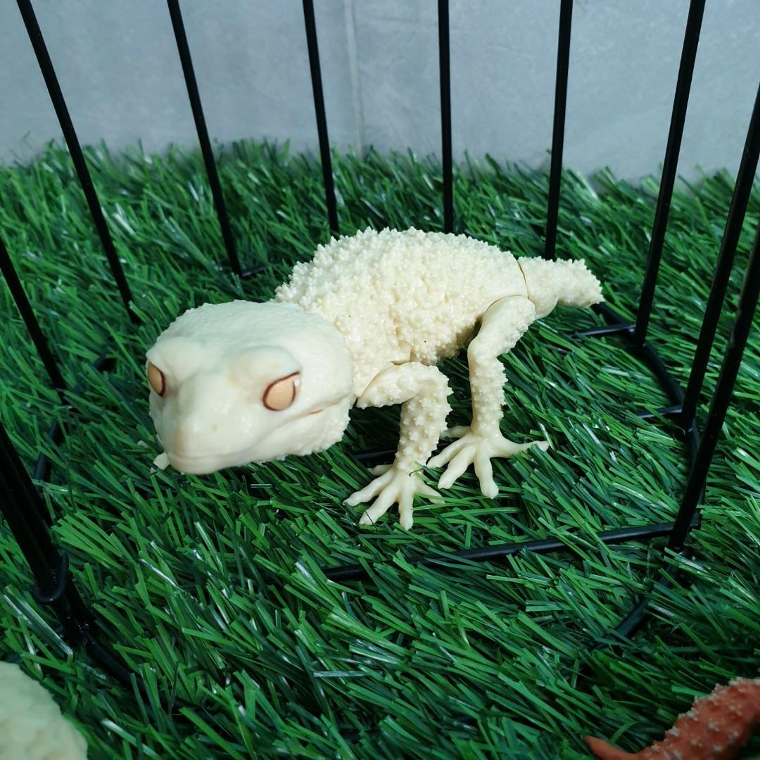 Armadillo Replica Realistic Lizard Gecko figure set of 4 Pets Reptile ...