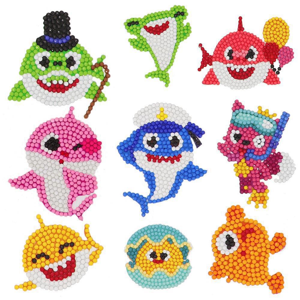 BNIB Pink Fong Baby Shark DIY Diamond Painting Art 5, Hobbies & Toys ...