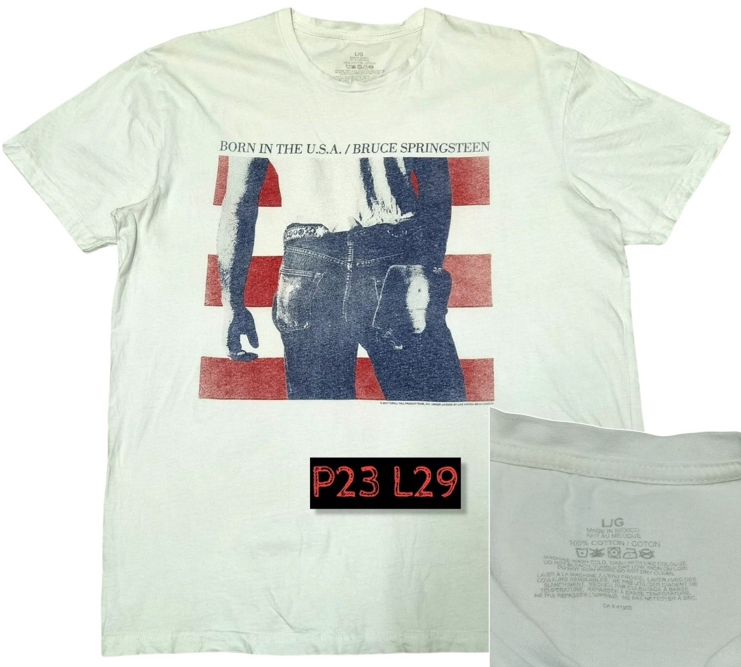 bruce springsteen (23), Men's Fashion, Tops & Sets, Tshirts & Polo ...