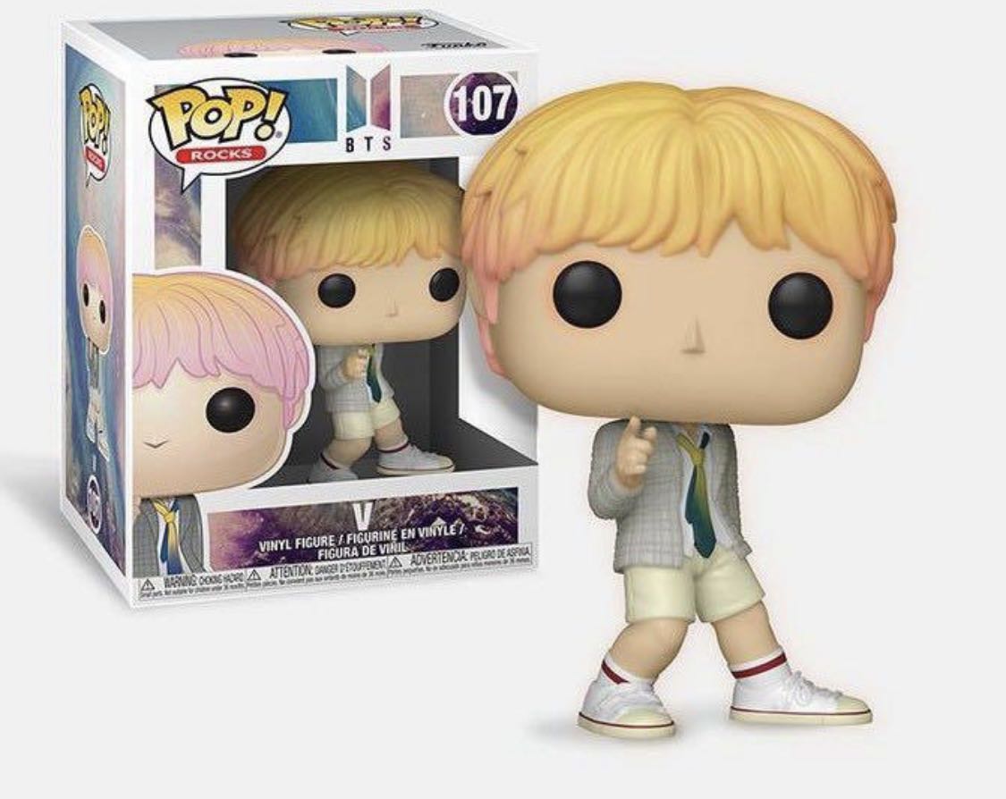 BTS V funko pop #107, Hobbies & Toys, Toys & Games on Carousell
