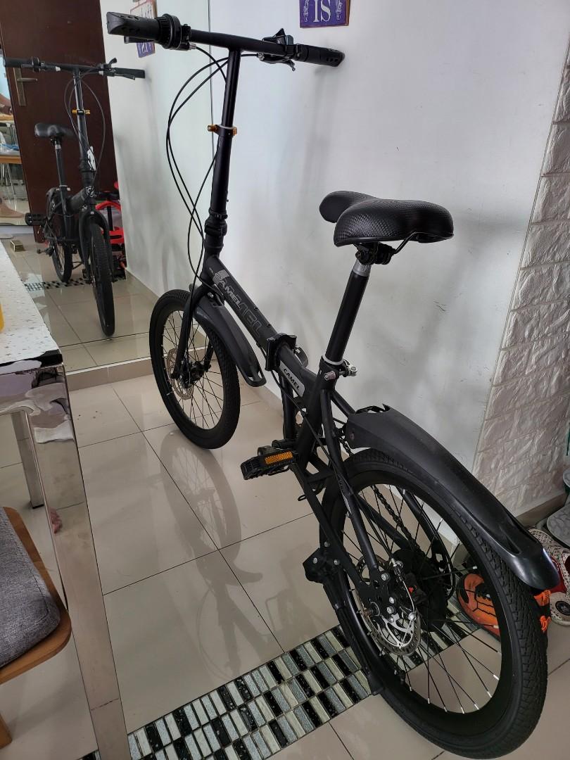 Camel foldable bicycle fold bike black shimano sports, Sports Equipment ...