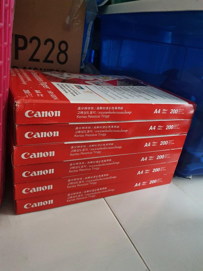 Canon High Resolution Paper HR-101H, Hobbies & Toys, Stationery & Craft ...