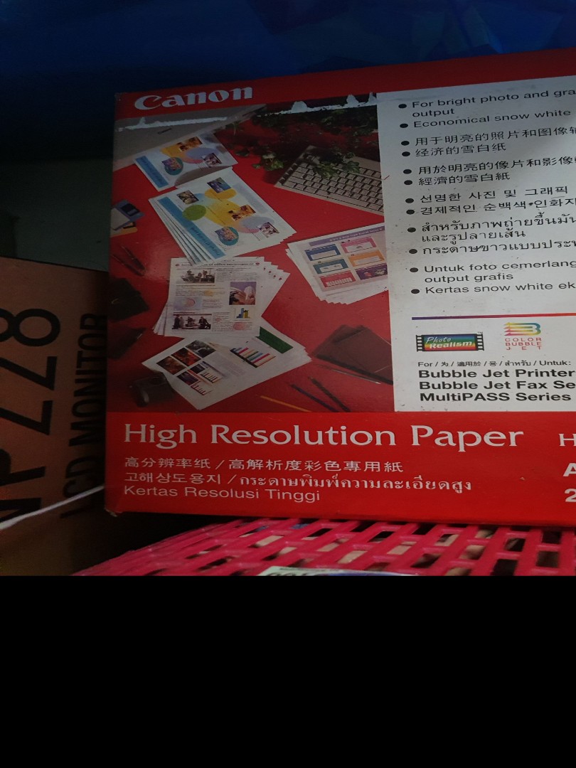 Canon High Resolution Paper HR-101H, Hobbies & Toys, Stationery & Craft ...