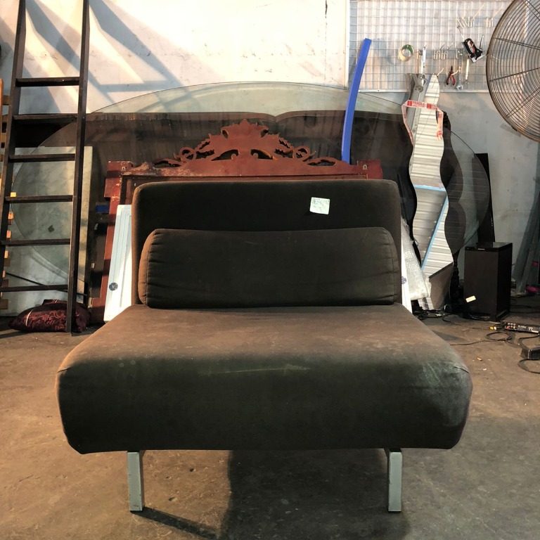 CASTELLO STUDIO 1 Seater Brown Fabric Sofa / CASTELLO STUDIO Sofa ...