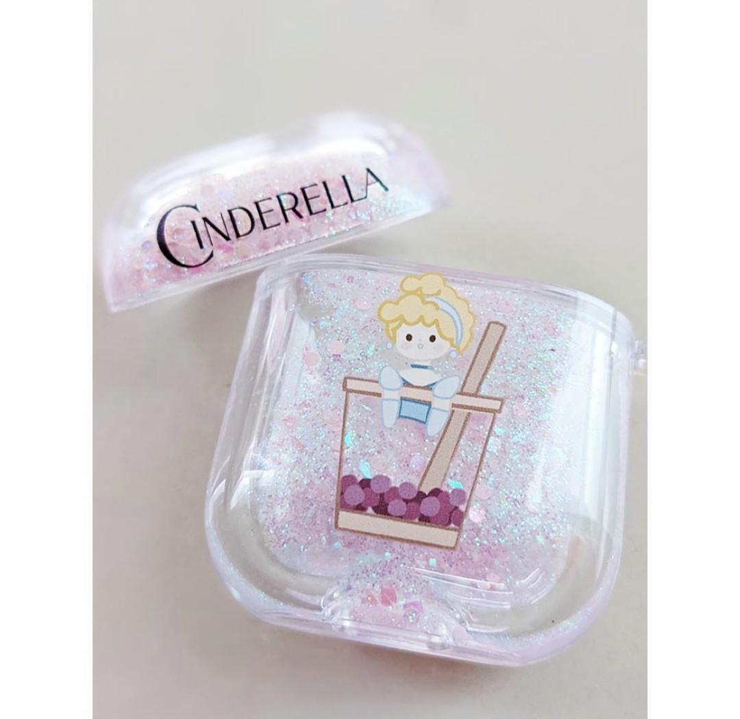 Cinderella Disney princess pink airpods 1/2 plastic case, Mobile Phones ...