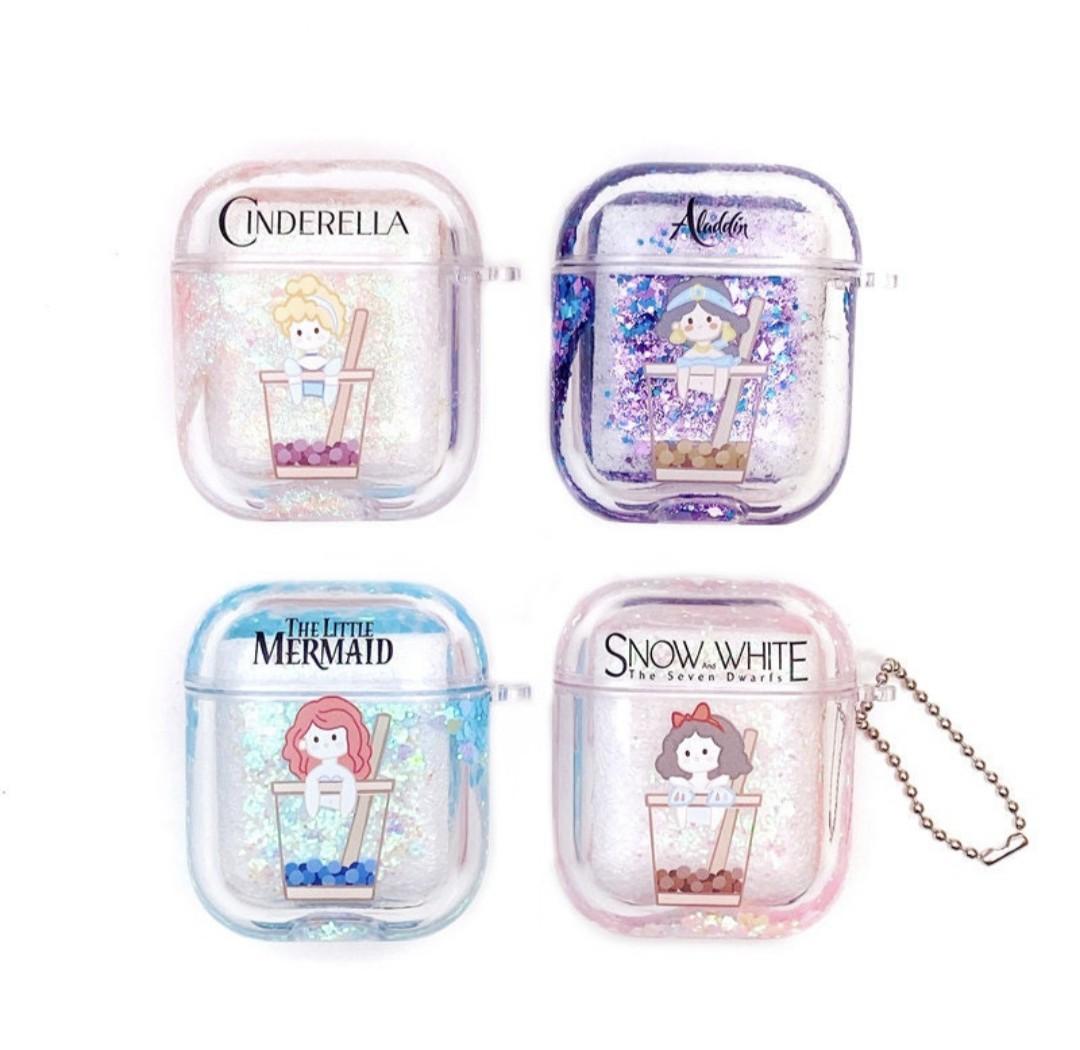 Cinderella Disney princess pink airpods 1/2 plastic case, Mobile Phones ...