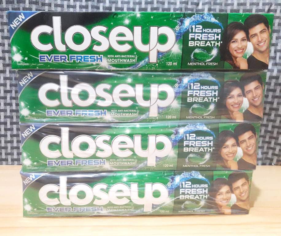 Closeup Ever Fresh Gel Toothpaste Menthol Fresh 120ML x 3's, Beauty ...
